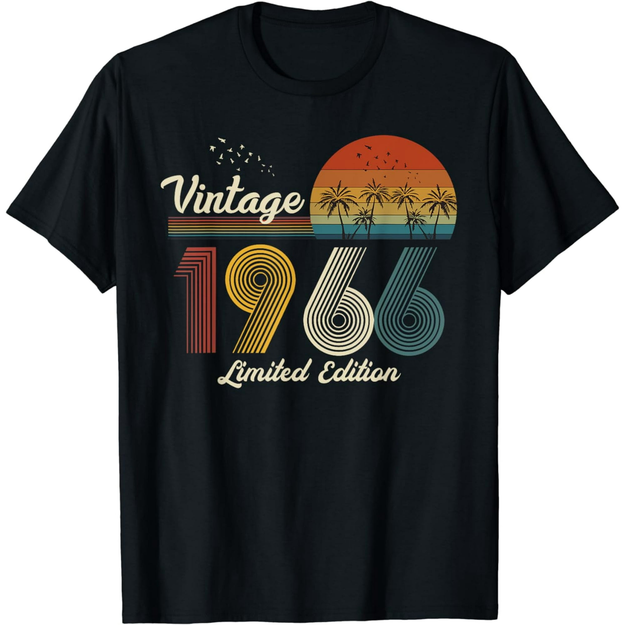 58 Year Old Gifts Vintage 1966 Limited Edition 58th Birthday T-Shirt ...