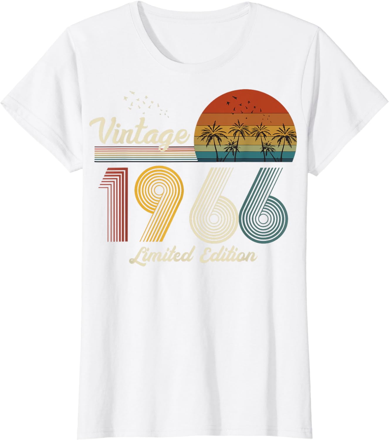 58 Year Old Gifts Vintage 1966 Limited Edition 58th Birthday T-Shirt ...