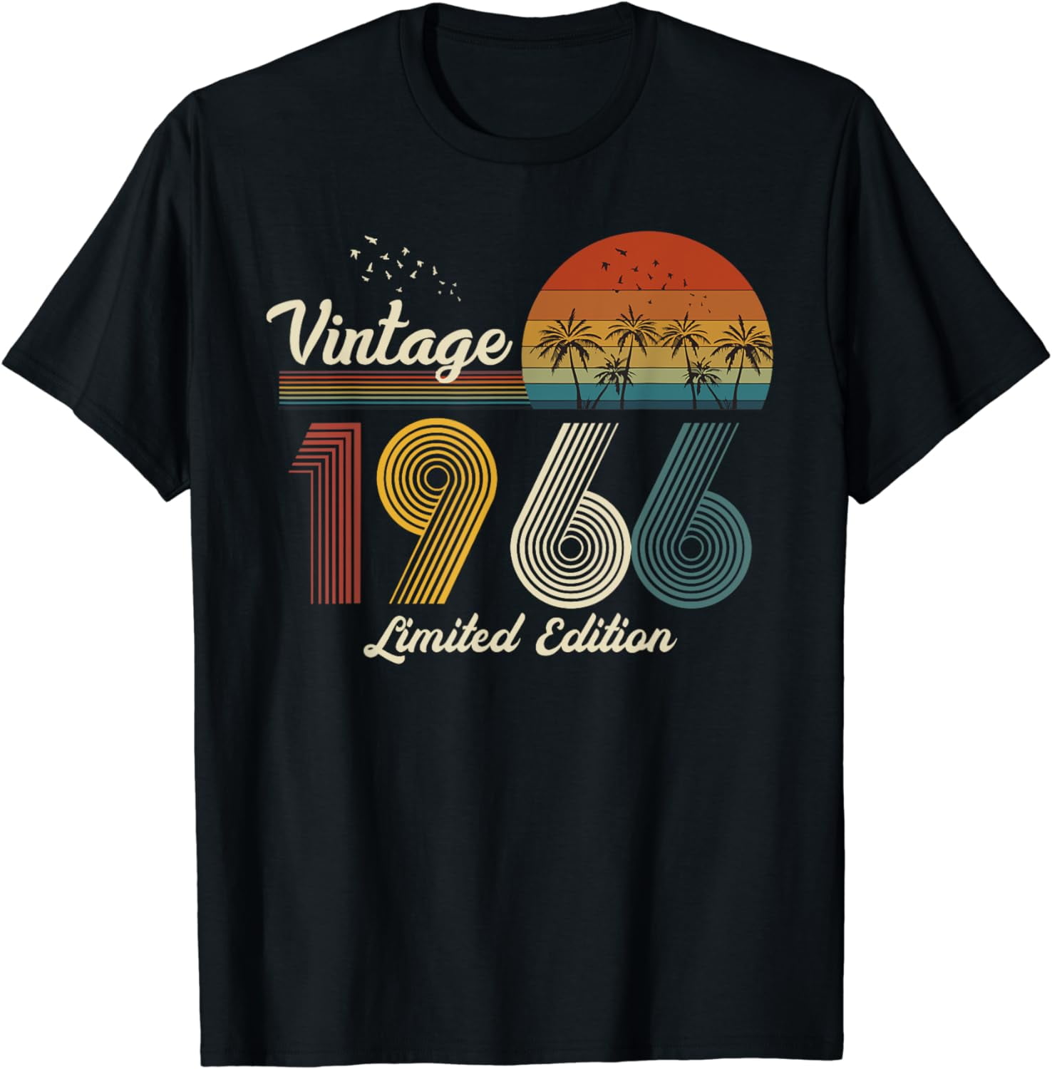 58 Year Old Gifts Vintage 1966 Limited Edition 58th Birthday T-Shirt ...