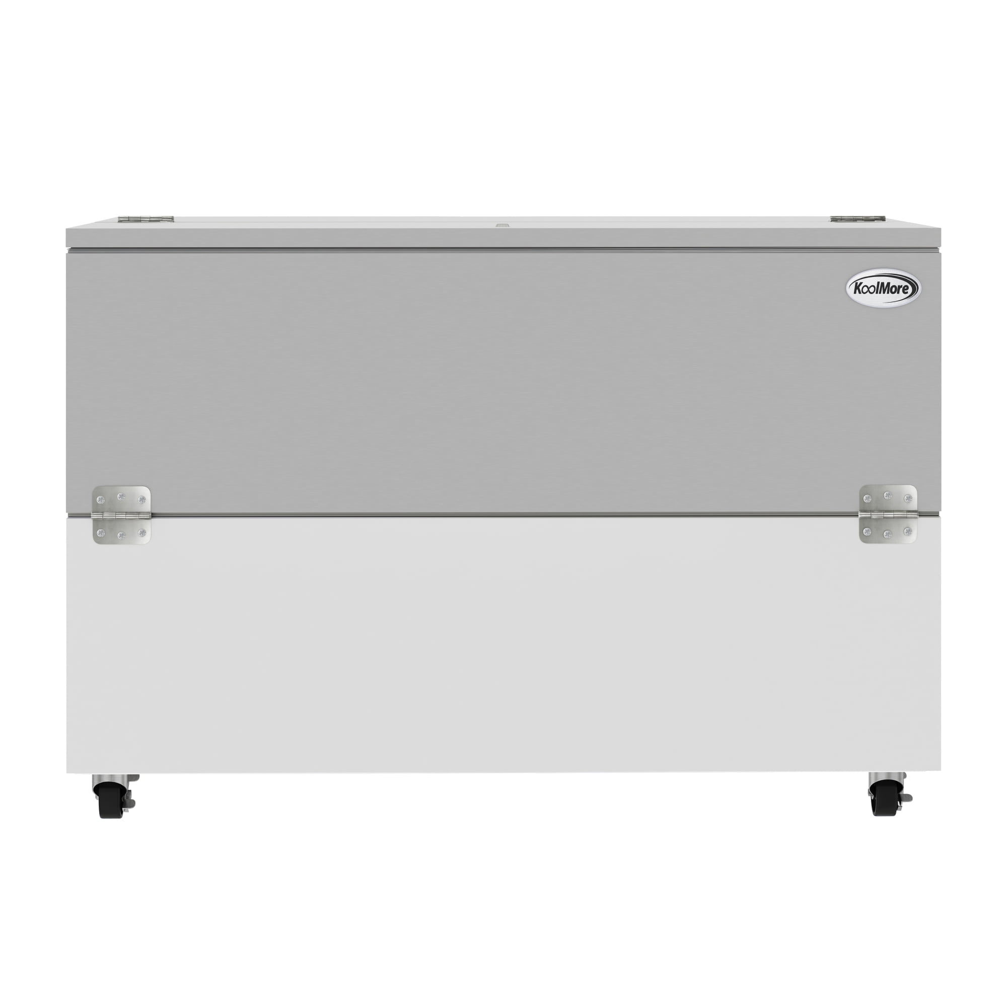 58 in. Commercial Milk Cooler for School and Cafeteria,16 Crate ...