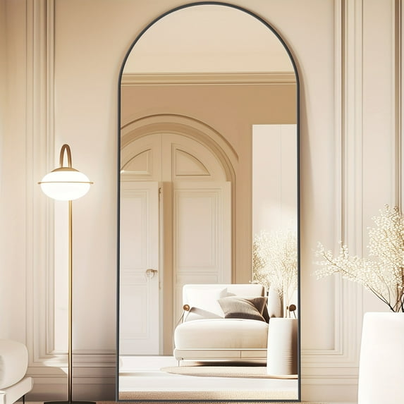 58"x18" Full Length Mirror, Floor Mirror Freestanding with Stand, Full ...