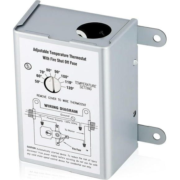 Adjustable Thermostat Switch