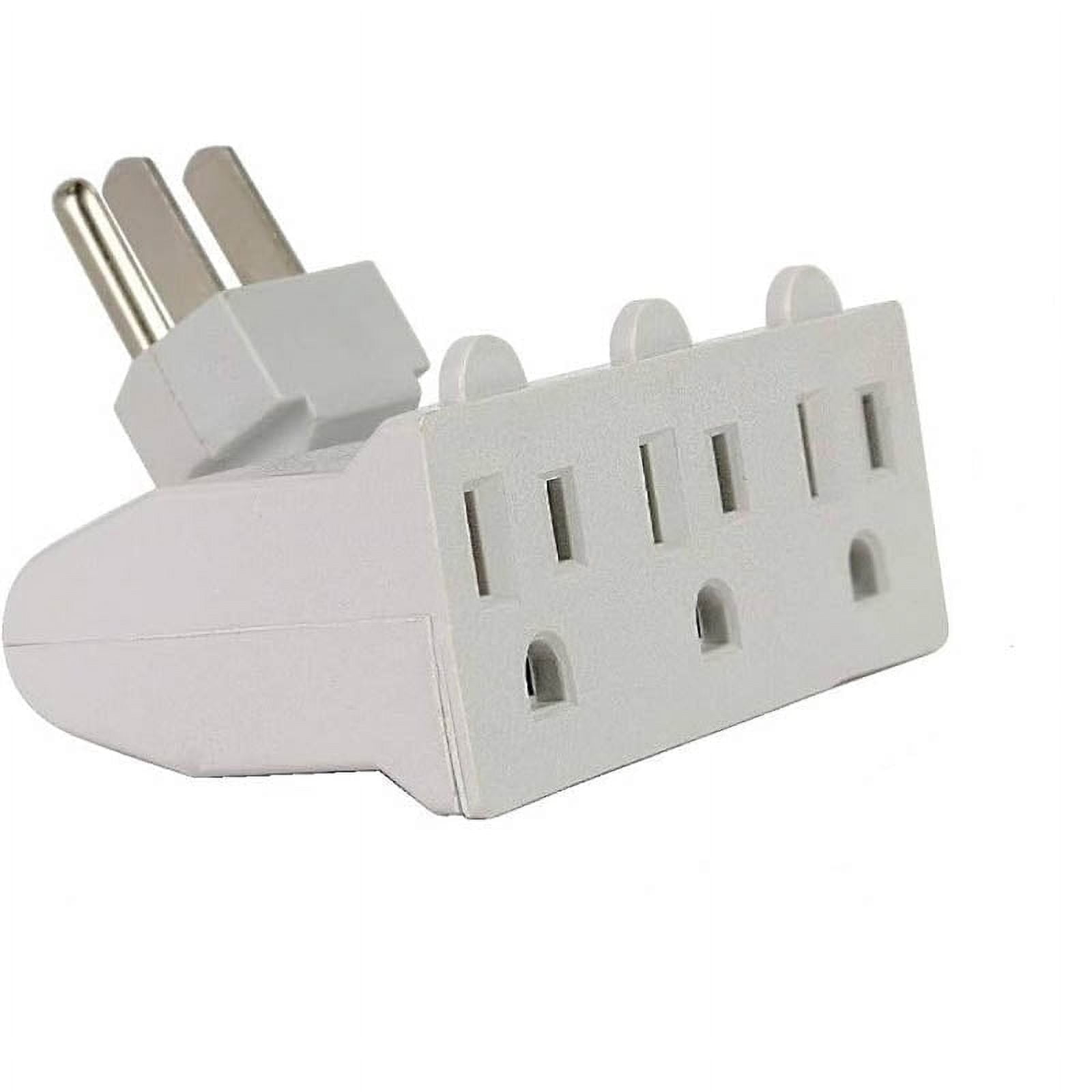 58113 - WALL TAP 3-OUTLET SWIVEL ADAPTER 15A 1875W (10 pcs/pkg ...