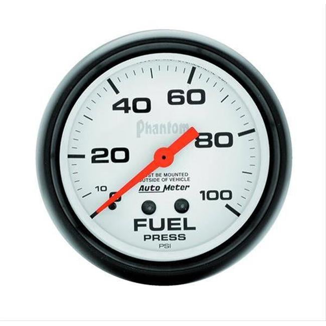 5812 Phantom Mechanical Fuel Pressure Gauge - 2.62 in. - Walmart.com