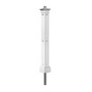 Mayne Signature Traditional Plastic Lamp Post with Mount in White ...
