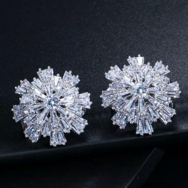 Big snowflake earrings store