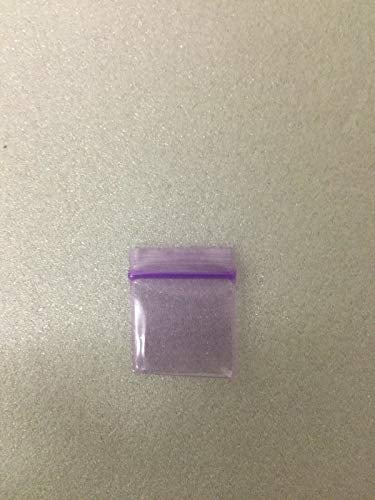 5858 (5/8"X5/8") Purple Color Apple Brand Mini Zip Lock Baggies, of ...