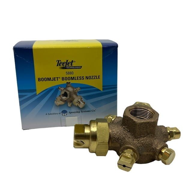 5880-3/4-2TOC20 TeeJet Extra Wide Flat Spray BoomJet Boomless Nozzle ...