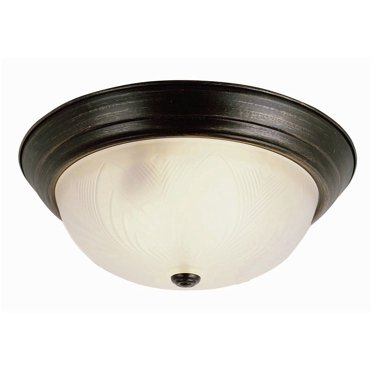 Trans Globe Lighting Led-30016 1 Light 8" Wide Led Flush Mount Ceiling ...