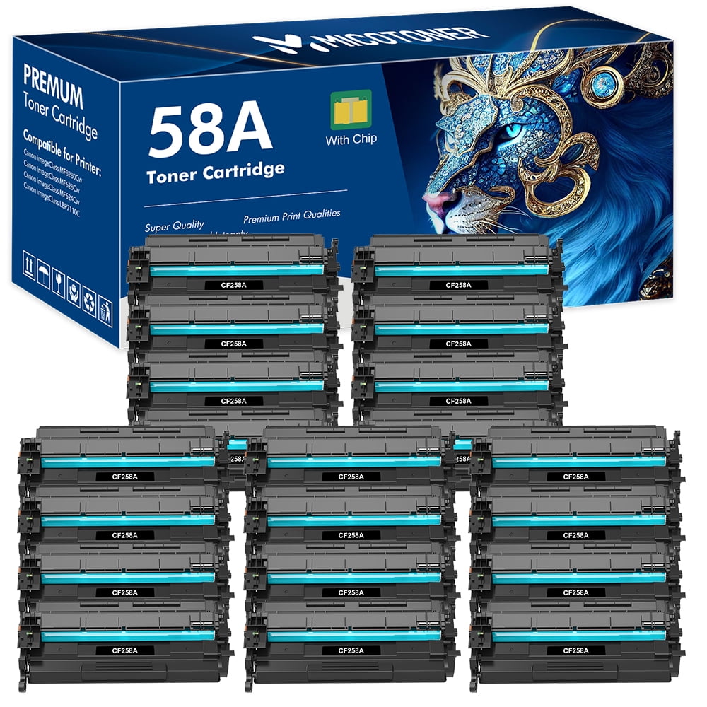 58A CF258A 58X CF258X Replacement for 58A HP Toner Cartridge Black ...