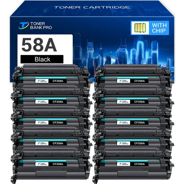 58A CF258A Compatible M404dn Black Toner Cartridge (With chip) for HP ...