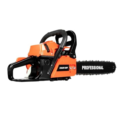 58CC 12500RPM Gas Powered Chainsaw 20'' Gas Chainsaw Gasoline Chain Saw ...