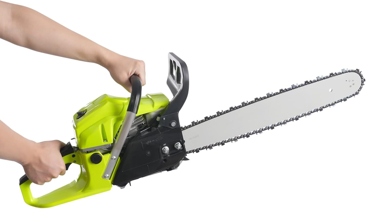 58CC 20inch Gas Powered Chainsaw, 2300W 2-Stroke Hand Pull Start ...