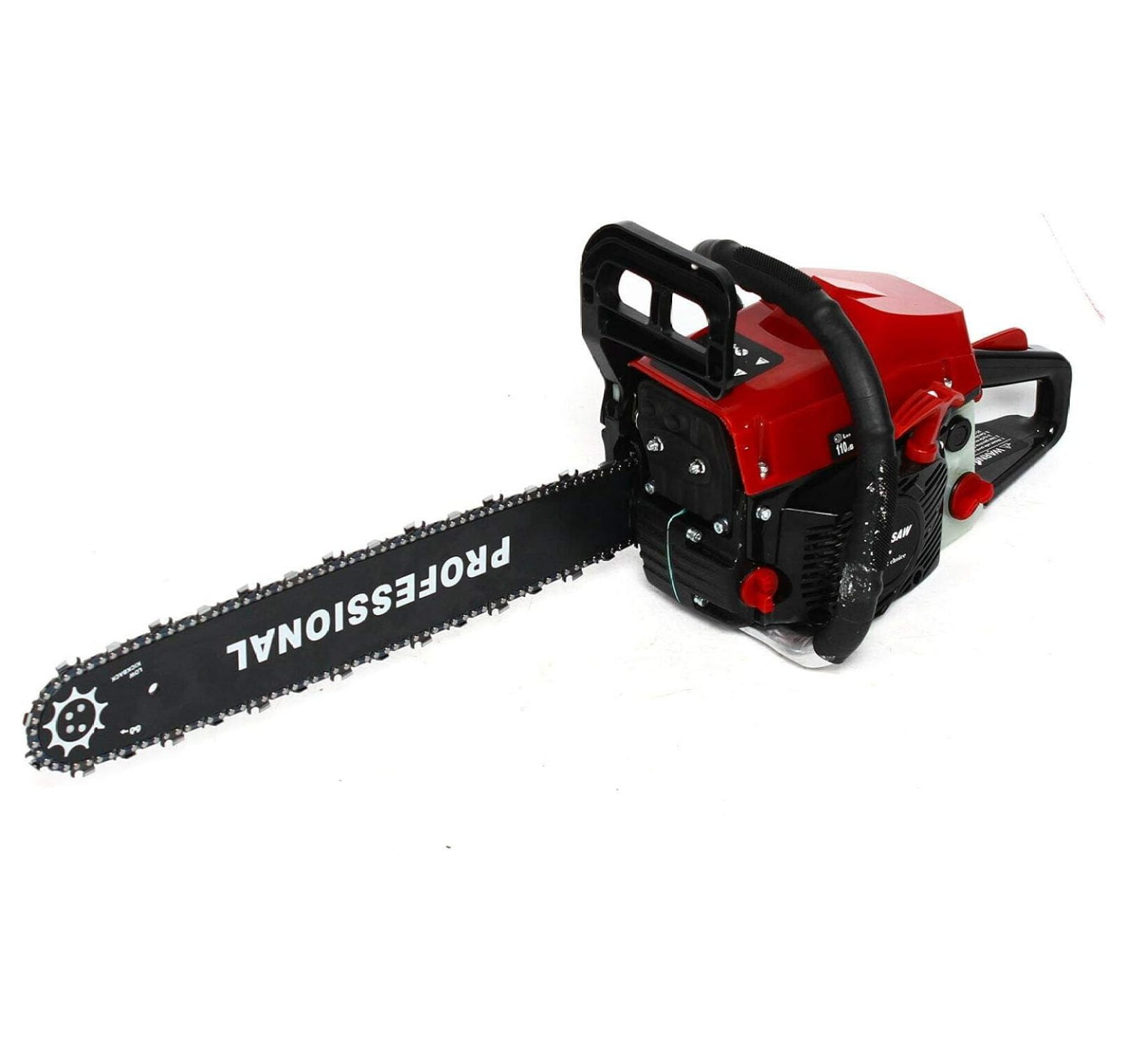58CC Gas Power Chainsaw 2 Stroke 20 Inch Gas Powered Chain Saw Hand ...