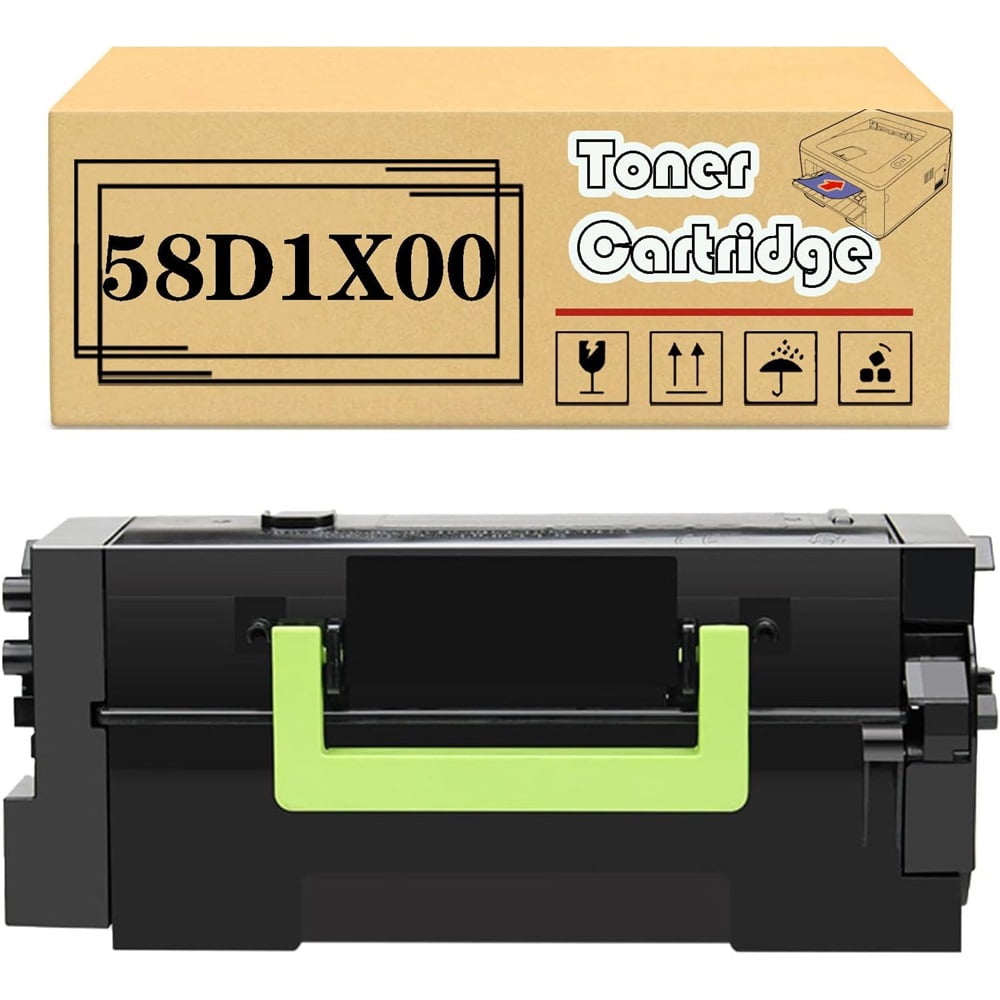 58D1X00 Toner Cartridge, Compatible for Lexmark MS725dvn MS823dn MS823n ...