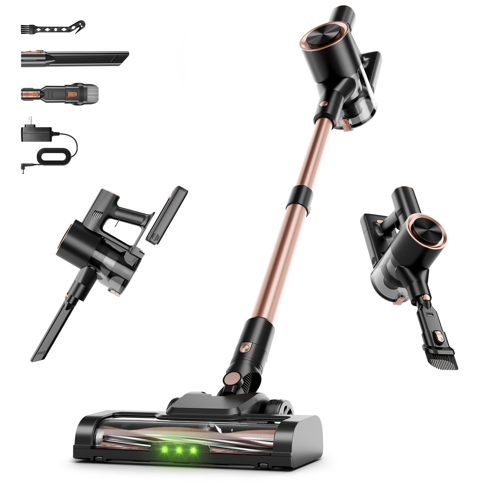 58Kpa cordless vacuum, 6-in-1 multifunctional design. Self-standing and ...