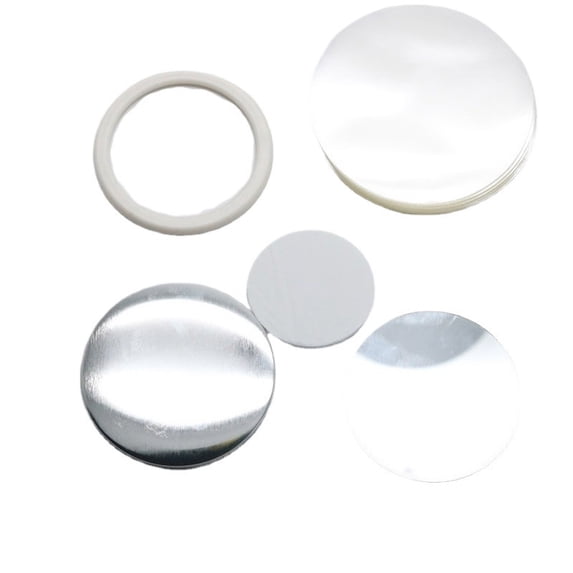 58MM 100sets Mirror Badge Pin Button Maker Parts DIY Badges Set Blank ...