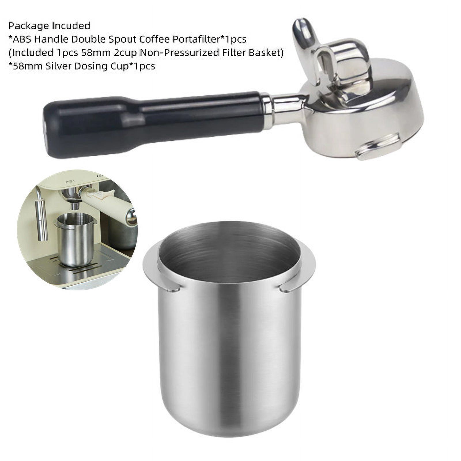 58MM 2 Ears Stainless Steel Coffee for Portafilter ROCKET FAEMA EXPOBAR ...