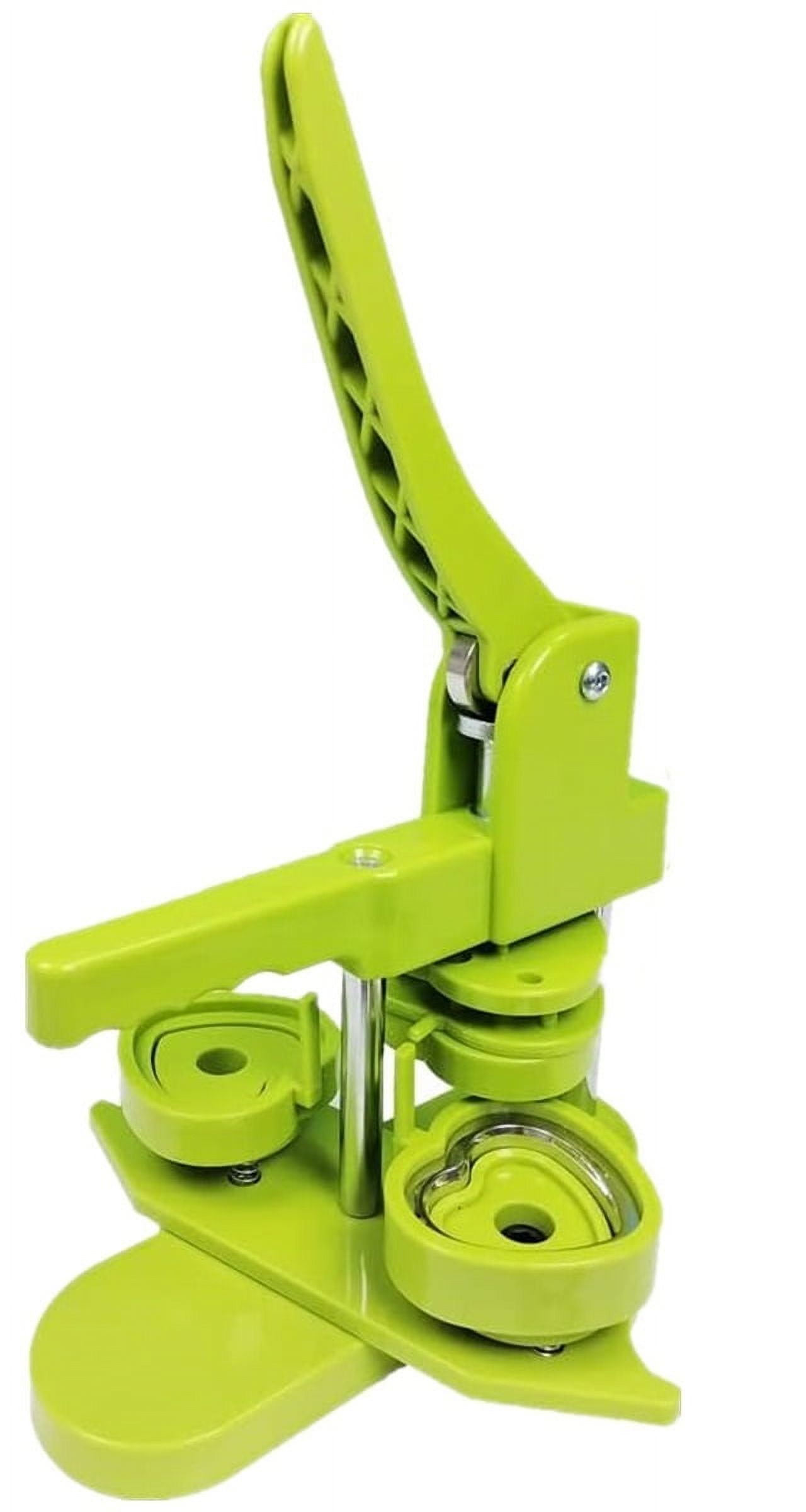 58MM Heart-Shape Badge Button Maker Machine with 100 Button Parts+Mold ...