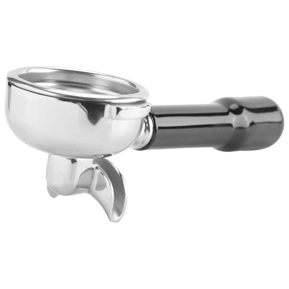 58MM Stainless Steel Coffee Machine Bottomless Filter Holder ...