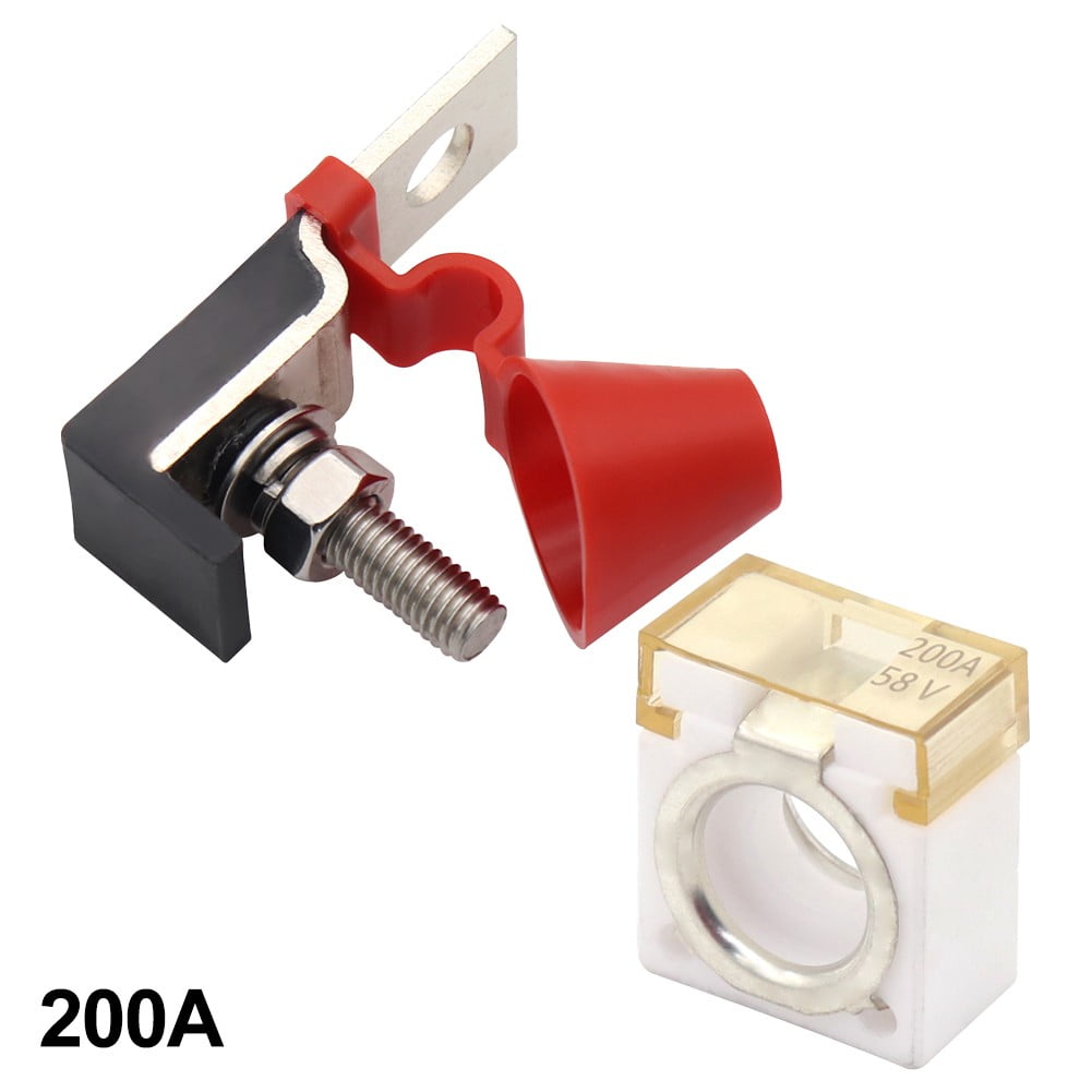 58V Electric Vehicle Battery Fuse Holder 300A Max Current Square Design ...