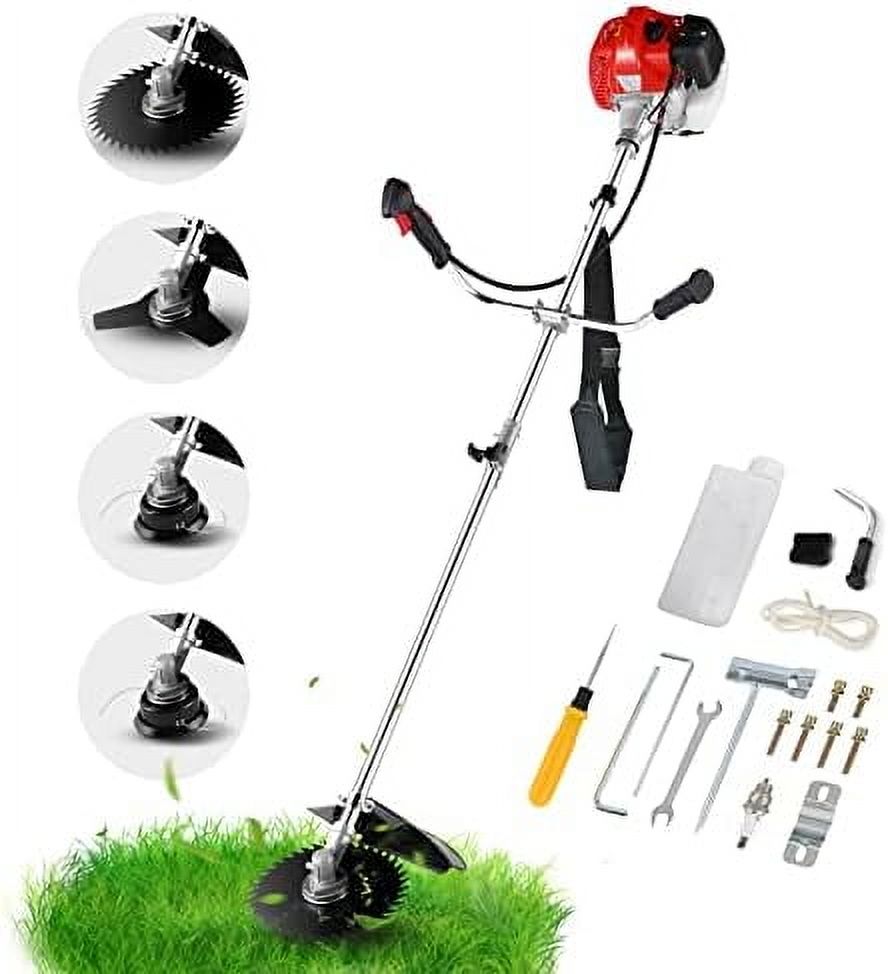 58cc Weed Wacker 4-in-1 Gas Powered String Trimmer, Straight Shaft ...
