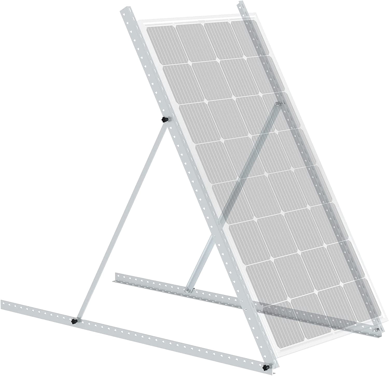 **58in adjustable solar panel tilt mount brackets with foldable tilt ...