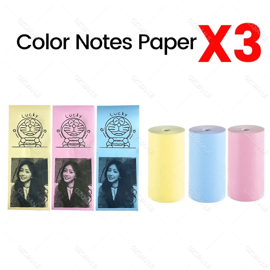 58mm Mini Photo Printer Paper Rolls Thermal Paper 57x30MM White Color ...