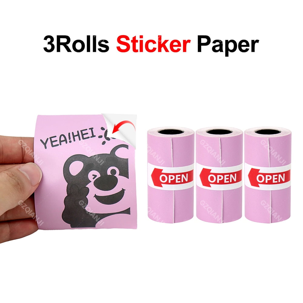 58mm Mini Photo Printer Paper Rolls Thermal Paper 57x30MM White Color ...