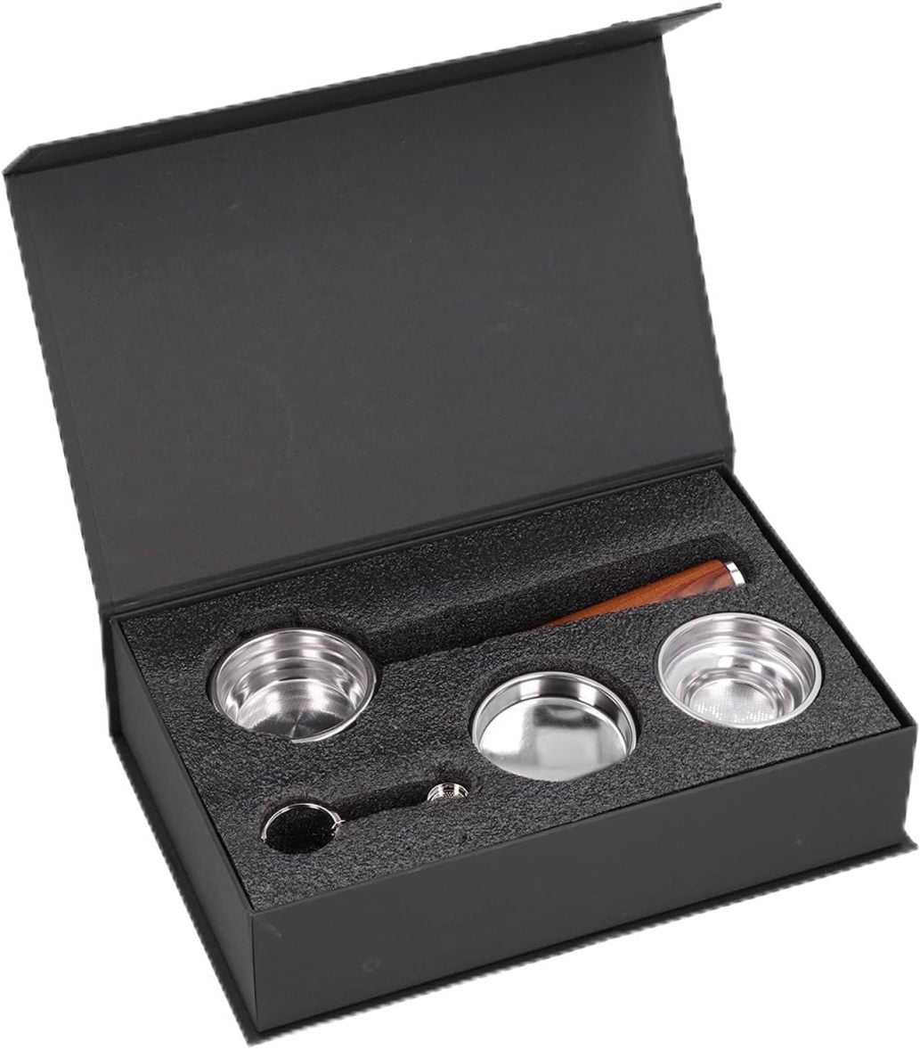 58mm Portafilter Set, Naked Bottomless Portafilter Gift Box with Filter ...