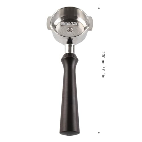 58mm Portafilter with wooden handle for milk tea and extracted tea ...