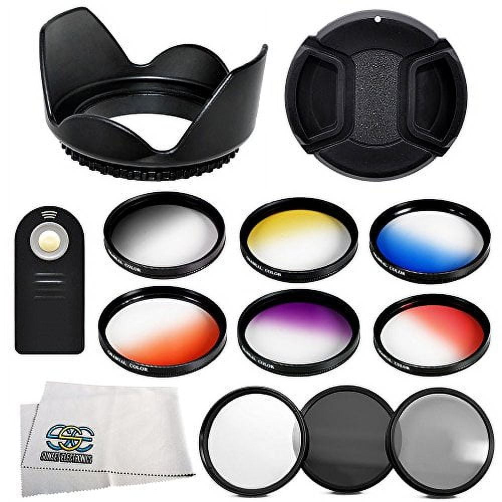 58mm Professional Lens Filter Accessory Kit for Canon EOS 70D, 60D, 7D ...