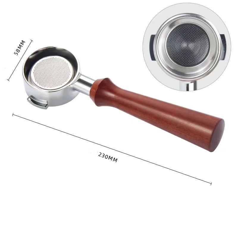58mm for E61 EXPOBAR Coffee Bottomless Portafilter Filter Basket Rocket ...