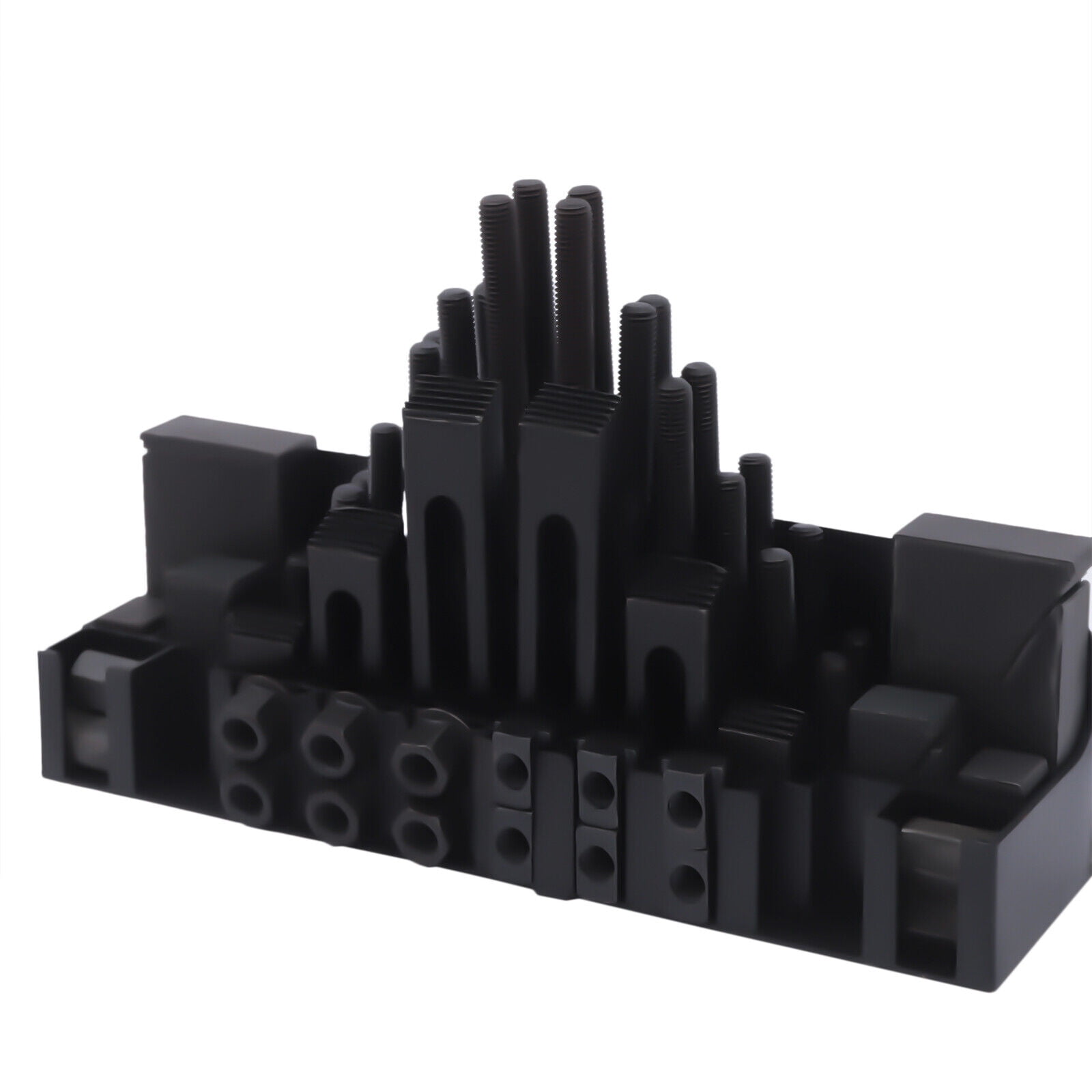 58pcs 14mm T-Slot Metal Milling Step Block & Clamping Kit fits Drilling ...