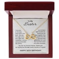 58th Birthday Gifts for Sister - To My Sister Necklace from Sister - 58 ...