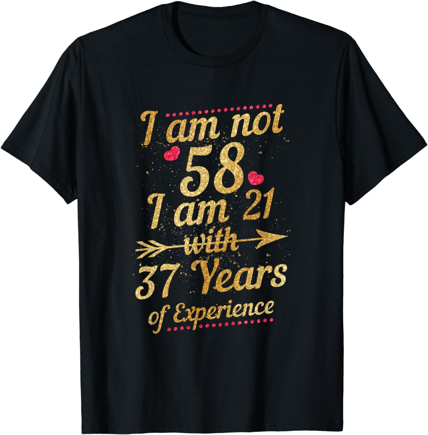 58th Birthday Woman 58 Year Old Gift T-Shirt - Walmart.com