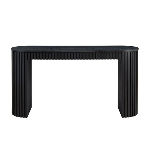 59.05'' Modern Console Table With Drawer for Entryway with Unique ...