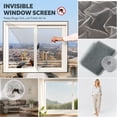 59.06"×59.06" Polyester Window Screen Mesh, Invisible Bug & Mosquito ...