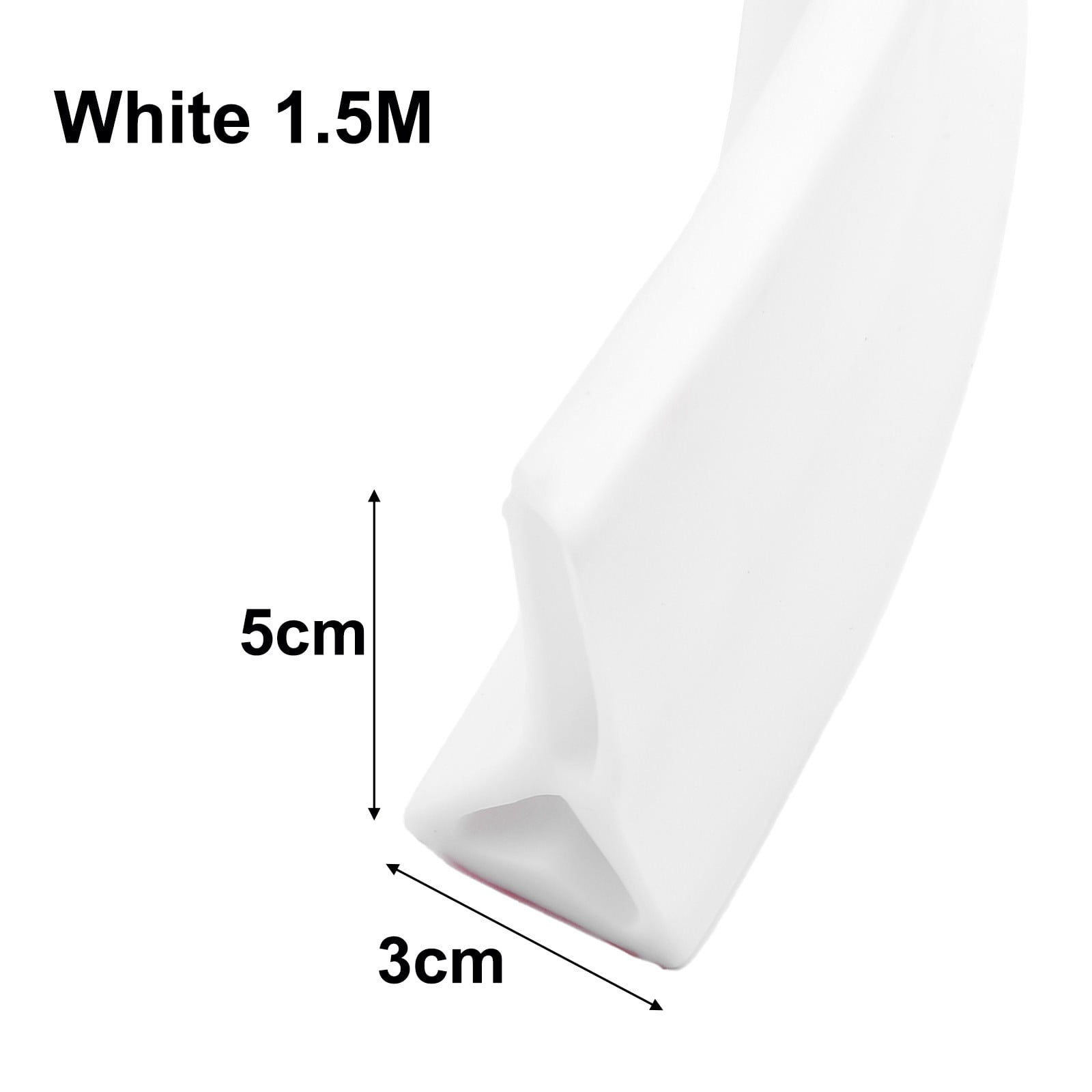 59.06inch Flexible Water Stopper Shower Barrier Silicone Floor ...