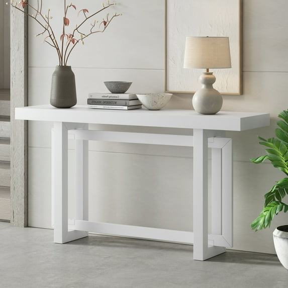 59.10''Contemporary Minimalist Console Table, Narrow Entryway Table ...
