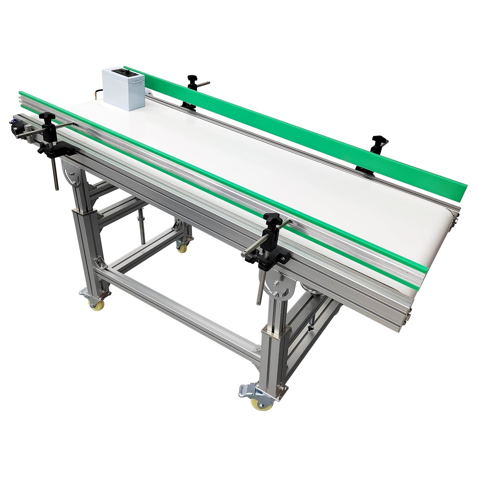 59″* 19.7″ Cargo Conveyor Belt Inclined Arm Conveyor PU Conveyor ...