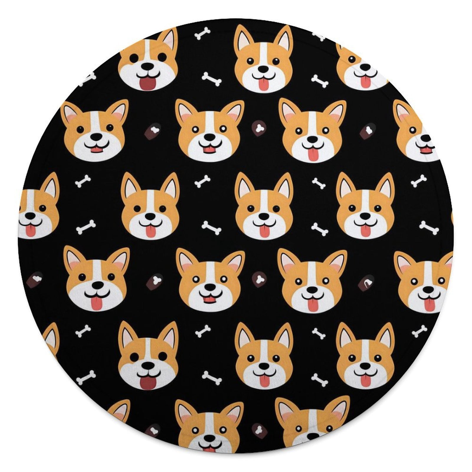 59.1in Round Blanket Light Weight Anti-Wrinkle Anti-Allergy Non ...