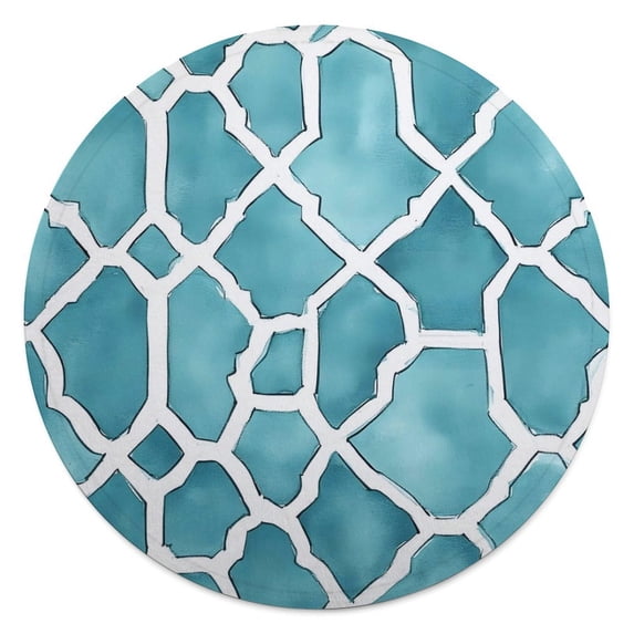 59.1in Round Blanket Light Weight Anti-Wrinkle Anti-Allergy Non ...