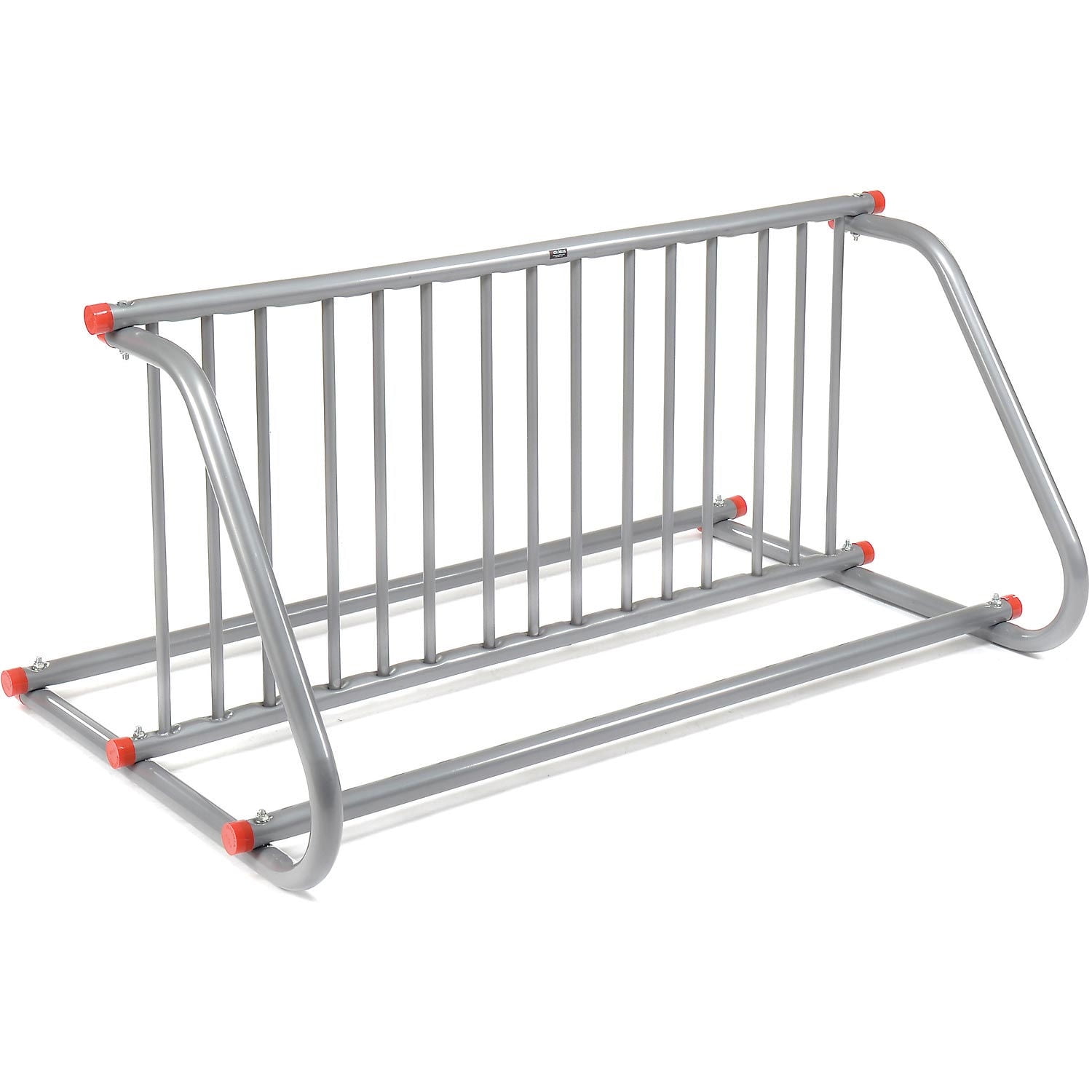 Outdoor Bicycle Storage, 59-3/4"L Grid Bike Rack, Double Sided, Powder ...