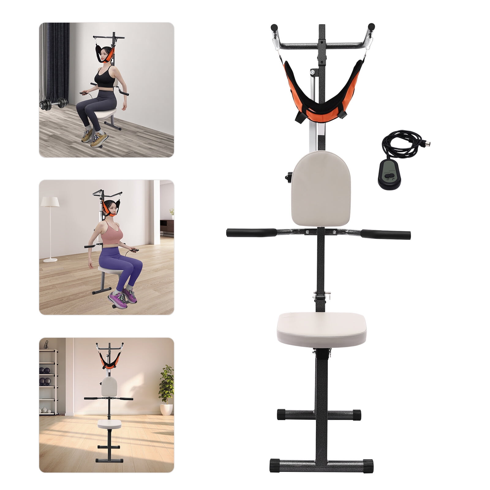 Traction & Stretch Decompression Machine Home & Gym Neck Traction Chair ...