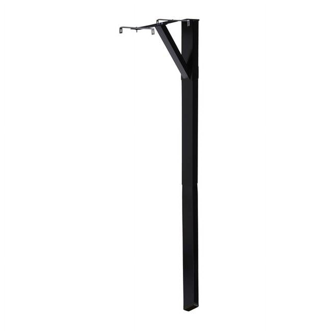 59.9 in. Powder Coated Black Steel Mailbox Post - Walmart.com