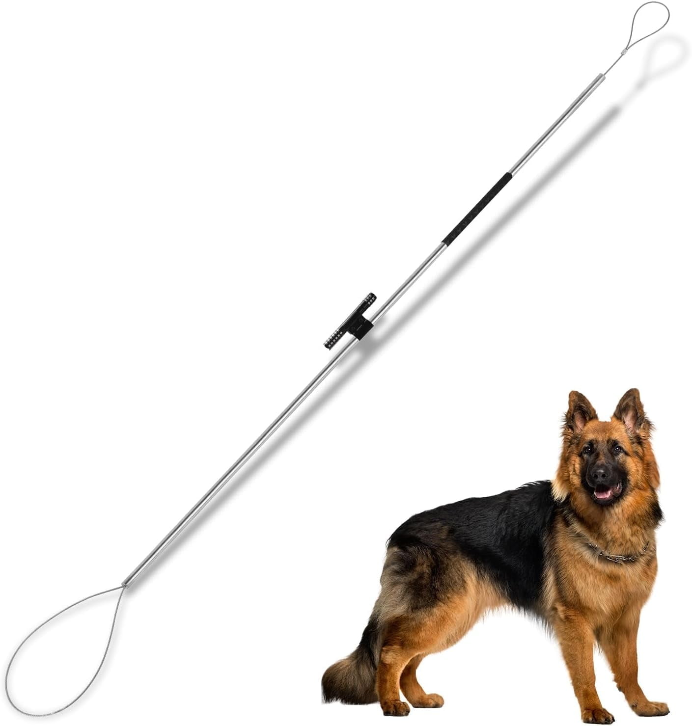 59" Animal Control Pole Dog Catch Rod Noose Holder Tool for Medium ...