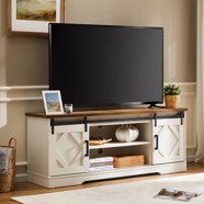 Free Shipping! WAMPAT Farmhouse TV Stand for 65 Inch TV, Wooden ...