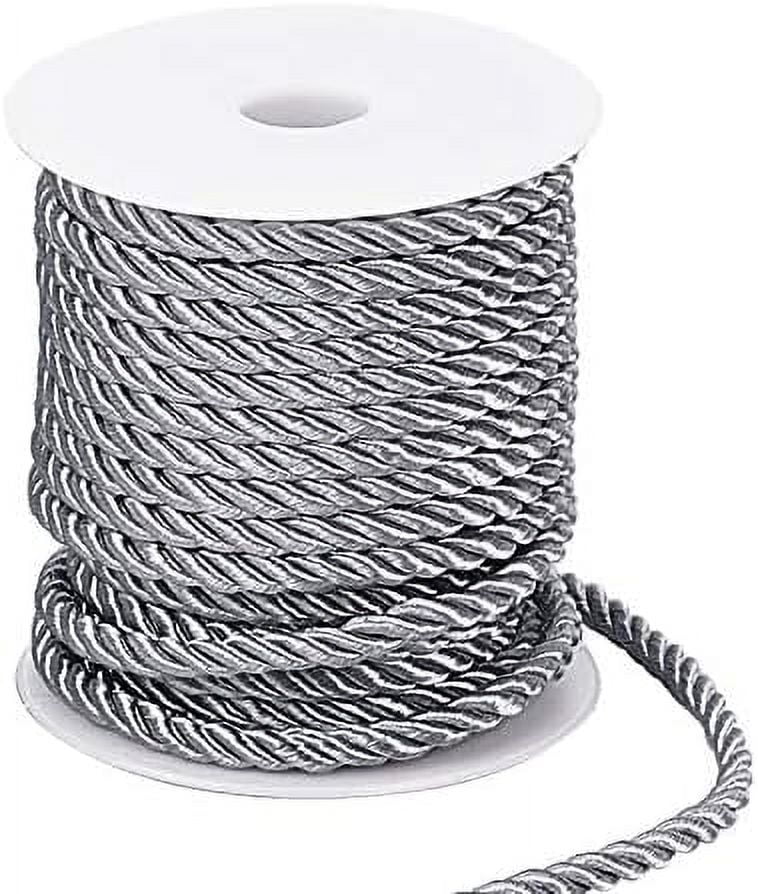 59 Feet 5mm Twisted Cord Rope Twisted Silk Ropes 3-Ply Decorative Rope ...
