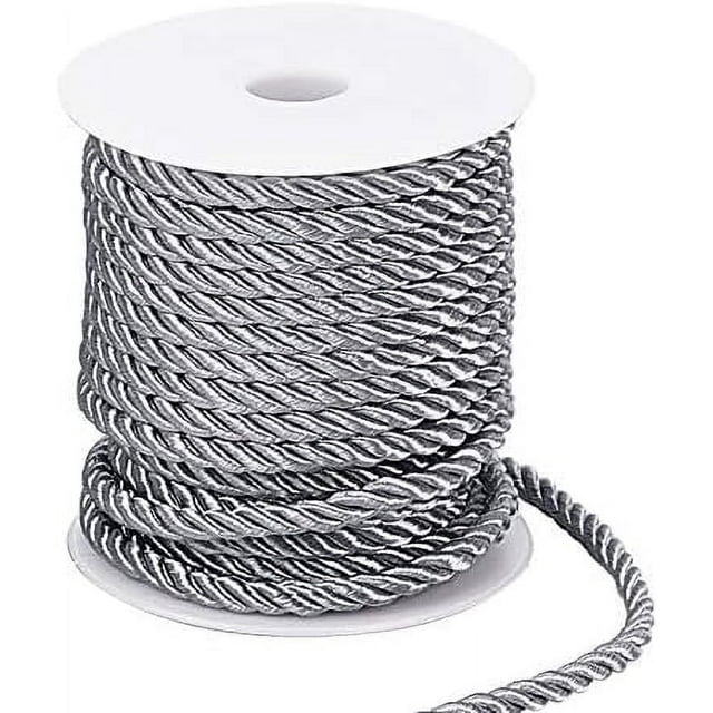 59 Feet 5mm Twisted Cord Rope Twisted Silk Ropes 3-Ply Decorative Rope ...